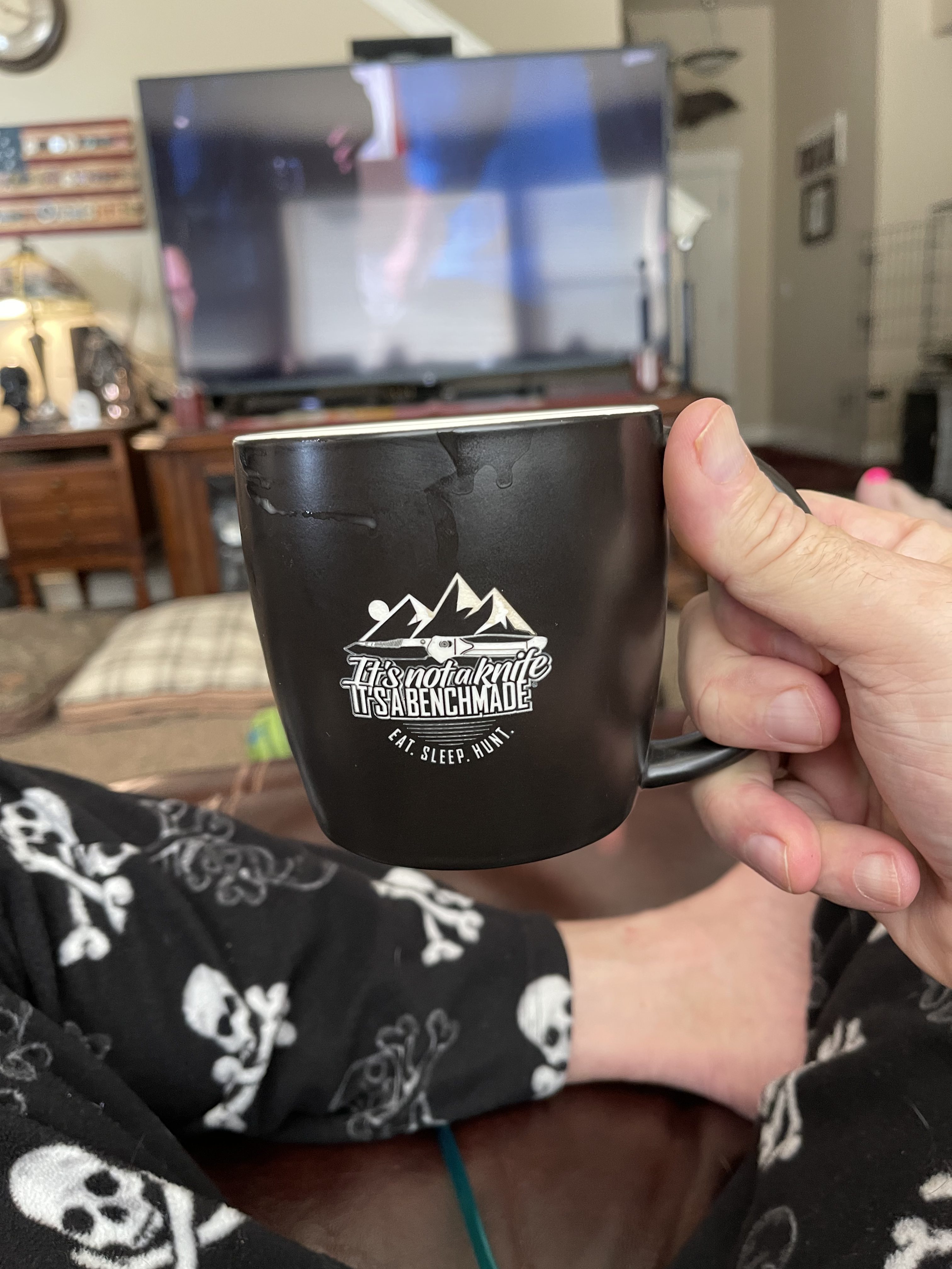 INAK Black Coffee Cup with the first BRCC cup on me - Its Not A Knife
