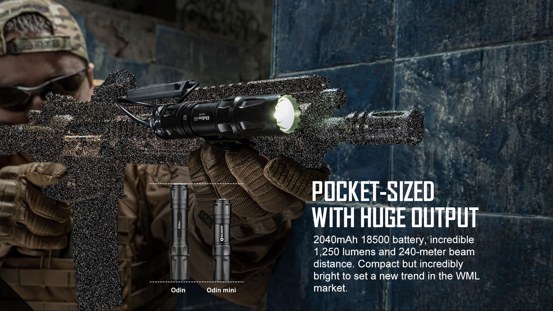 Olight Odin Mini Tactical Flashlight - Its Not A Knife