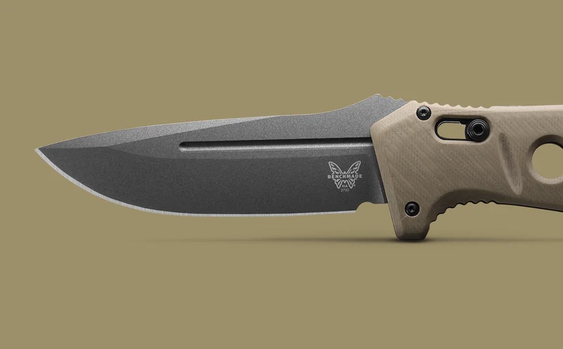 2750GY-3 Auto Adamas® | Desert Tan G10 | Drop-point - Its Not A Knife