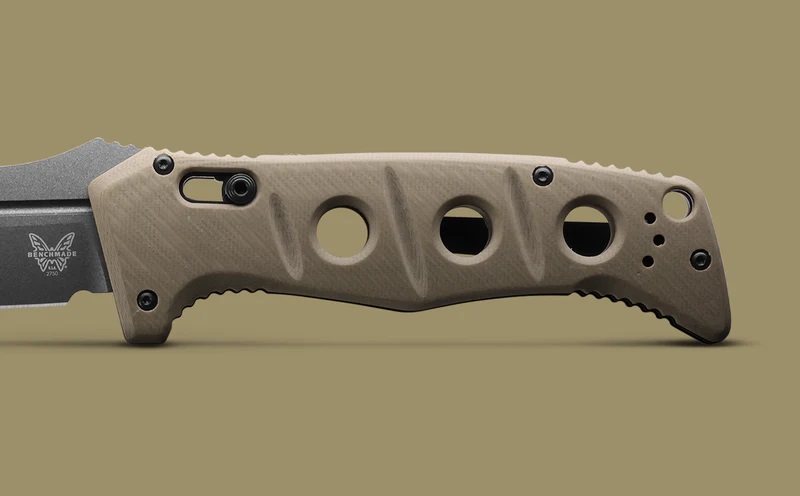 2750GY-3 Auto Adamas® | Desert Tan G10 | Drop-point - Its Not A Knife