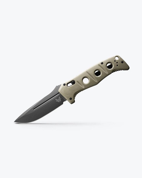 2750GY-3 Auto Adamas® | Desert Tan G10 | Drop-point - Its Not A Knife