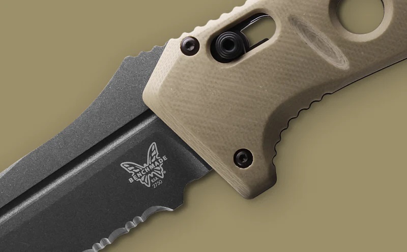 2750SGY-3 Auto Adamas® | Desert Tan G10 | Drop-point - Its Not A Knife