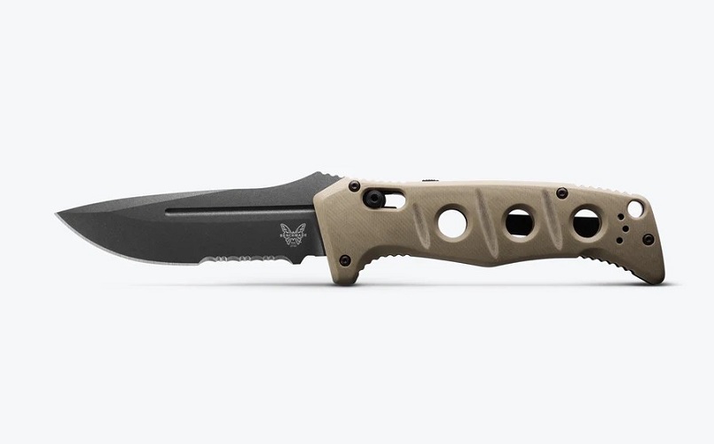 2750SGY-3 Auto Adamas® | Desert Tan G10 | Drop-point - Its Not A Knife