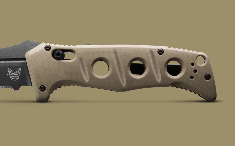 2750SGY-3 Auto Adamas® | Desert Tan G10 | Drop-point - Its Not A Knife