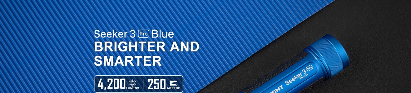 Seeker 3 Pro Bright Flashlight - Its Not A Knife