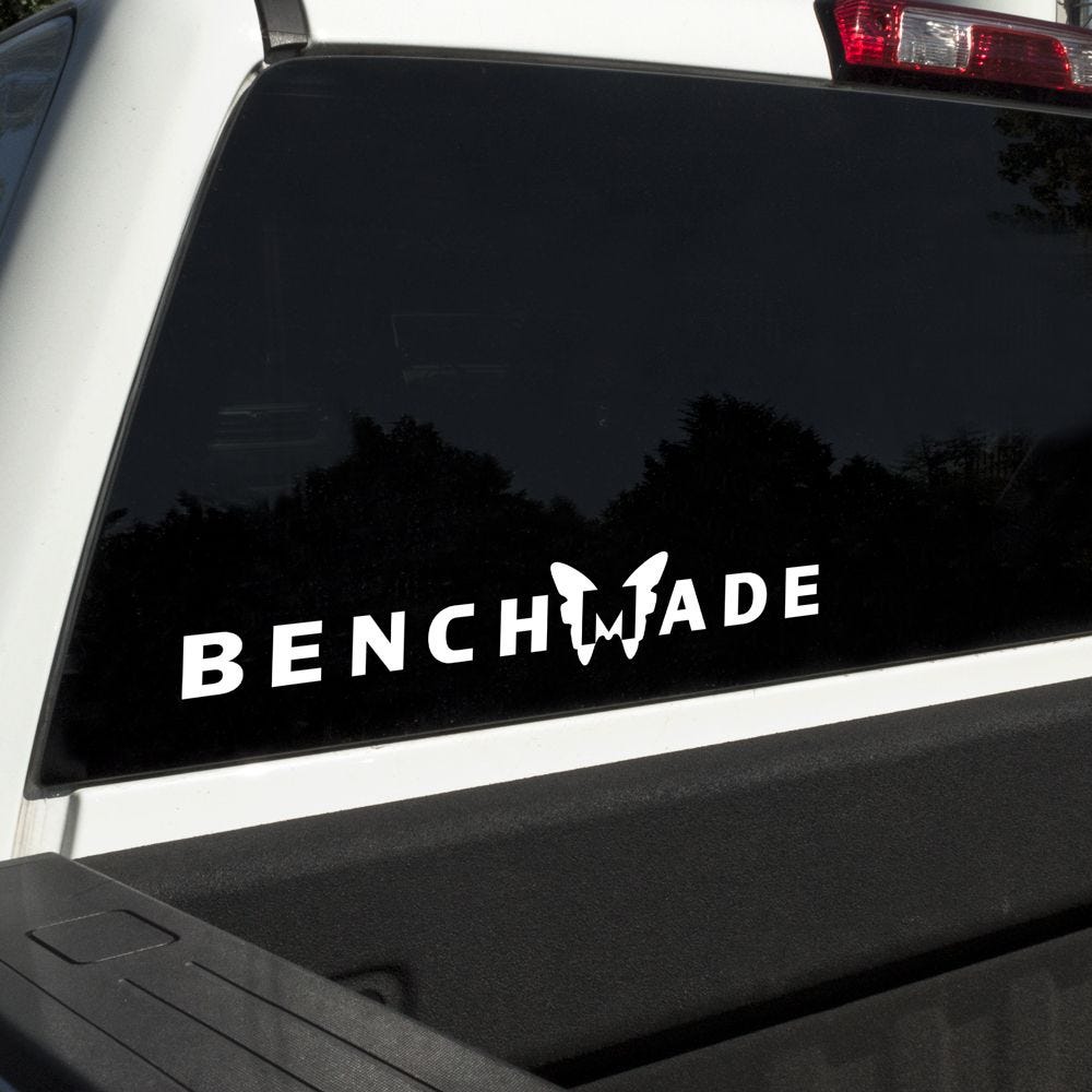 18 Inch Vinyl Benchmade Decal - Its Not A Knife