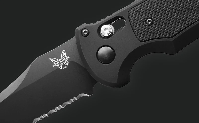 9170SBK Auto Triage® | Black Aluminum & G10 - Its Not A Knife