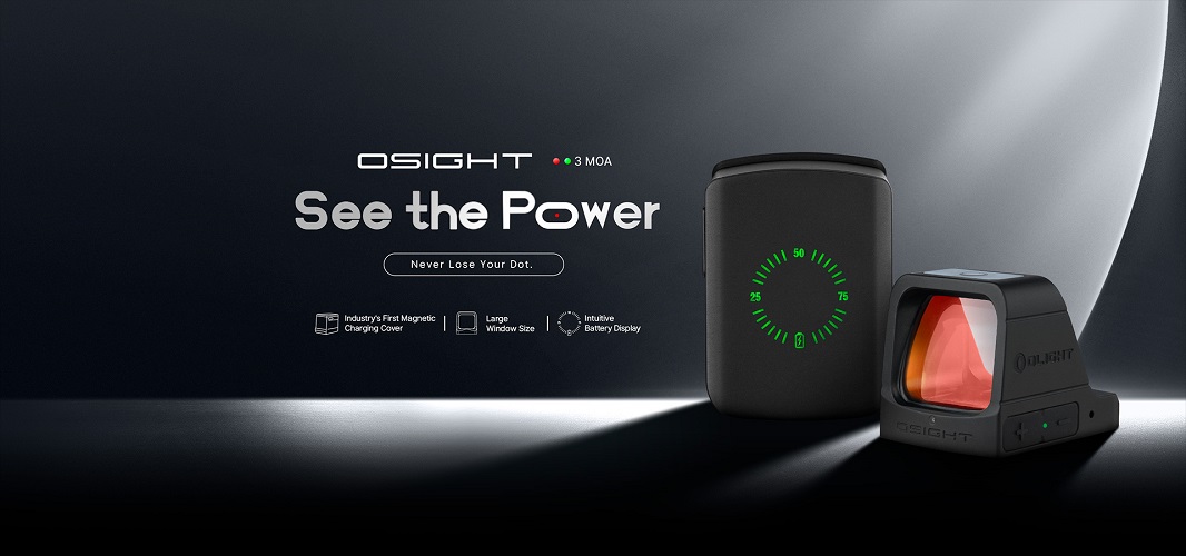 Osight 3 MOA with Magnetic Charging Cover - Its Not A Knife