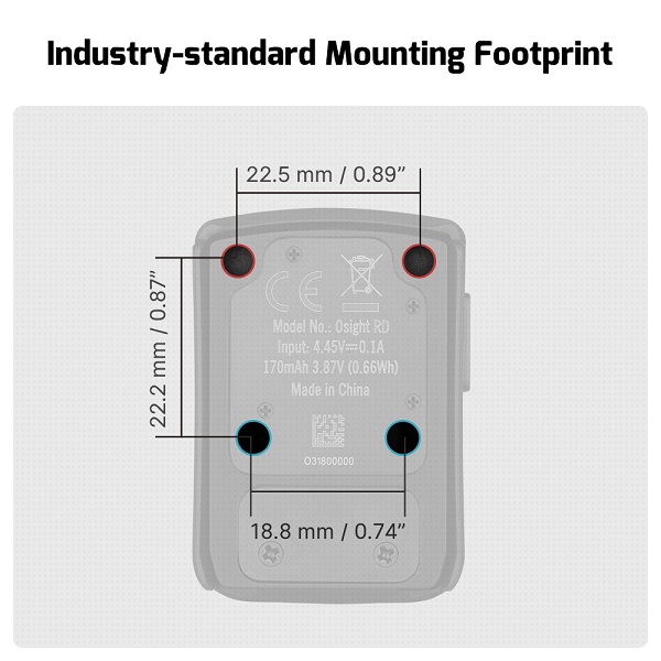 Osight 3 MOA with Magnetic Charging Cover - Its Not A Knife