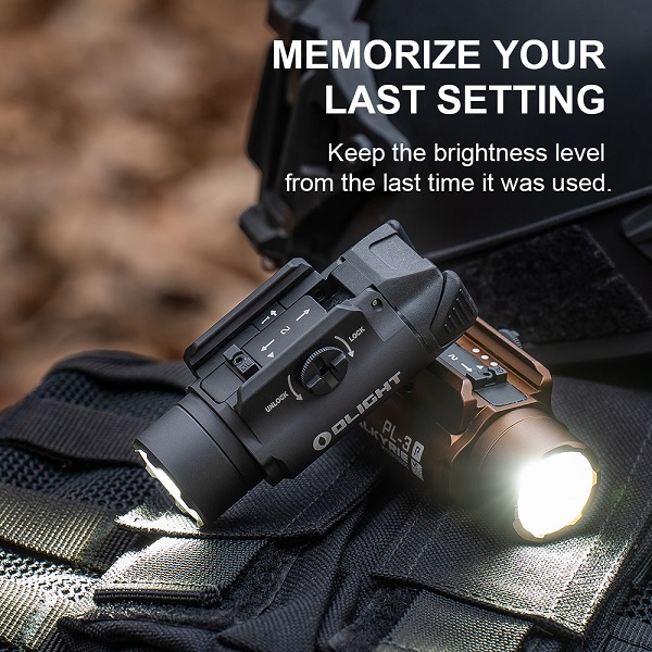 PL-3R Valkyrie Rechargeable Rail Mounted Tactical Light - Its Not A Knife